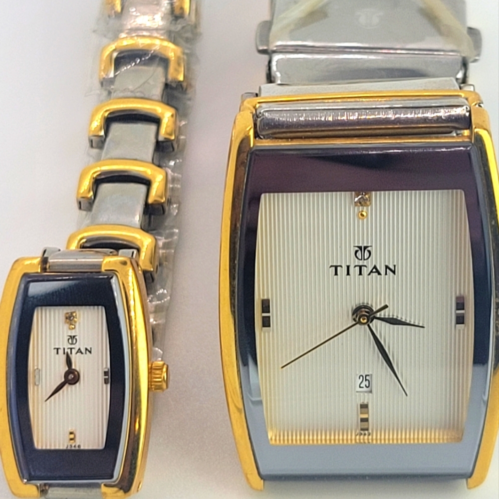 Titan Watches His And Her's Matching - Gem